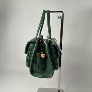 Coach | Bags | Coach Womens Safari Mini Tote Glovetanned Leather Green ...
